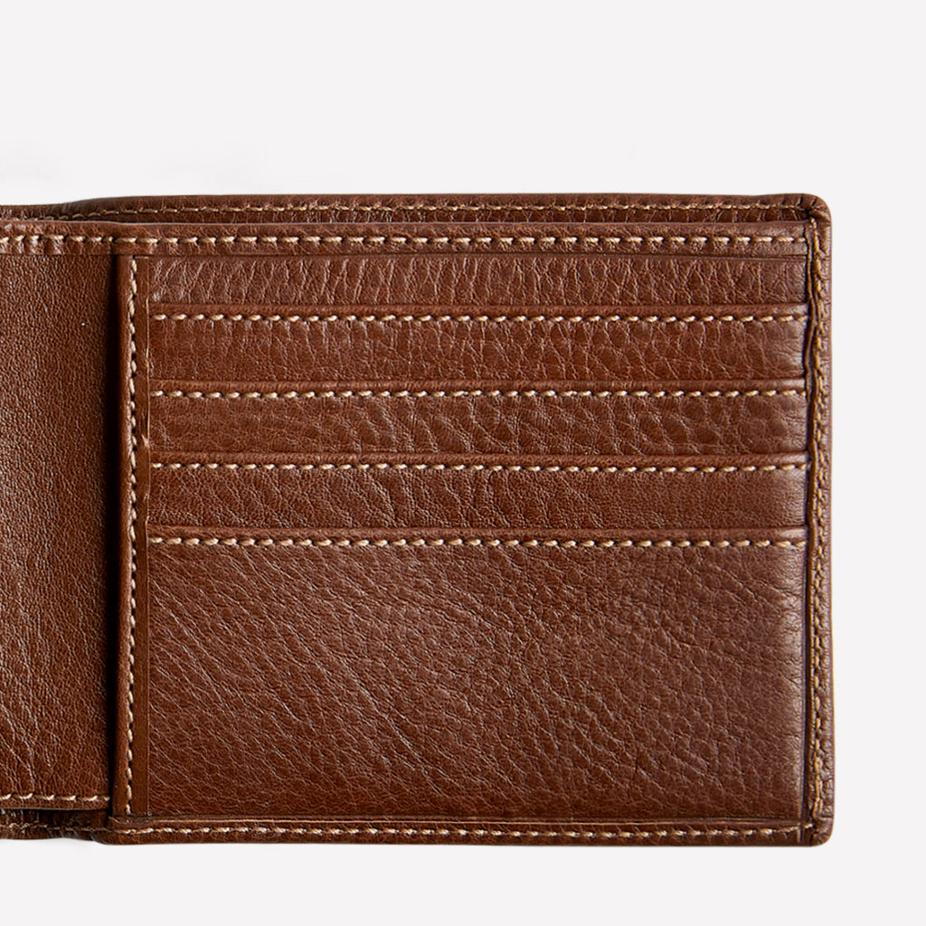 Classic Wallet No. 101 | Vintage Chestnut Leather Wallet | Ghurka