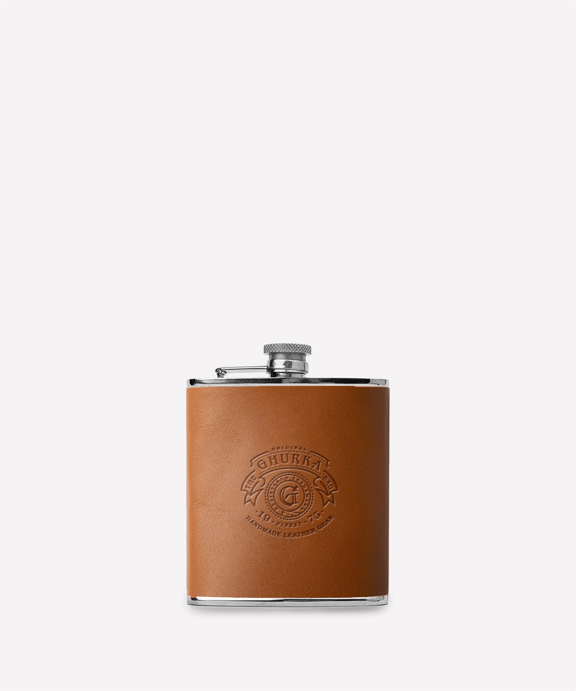 Leather Wrapped Flask – Ghurka