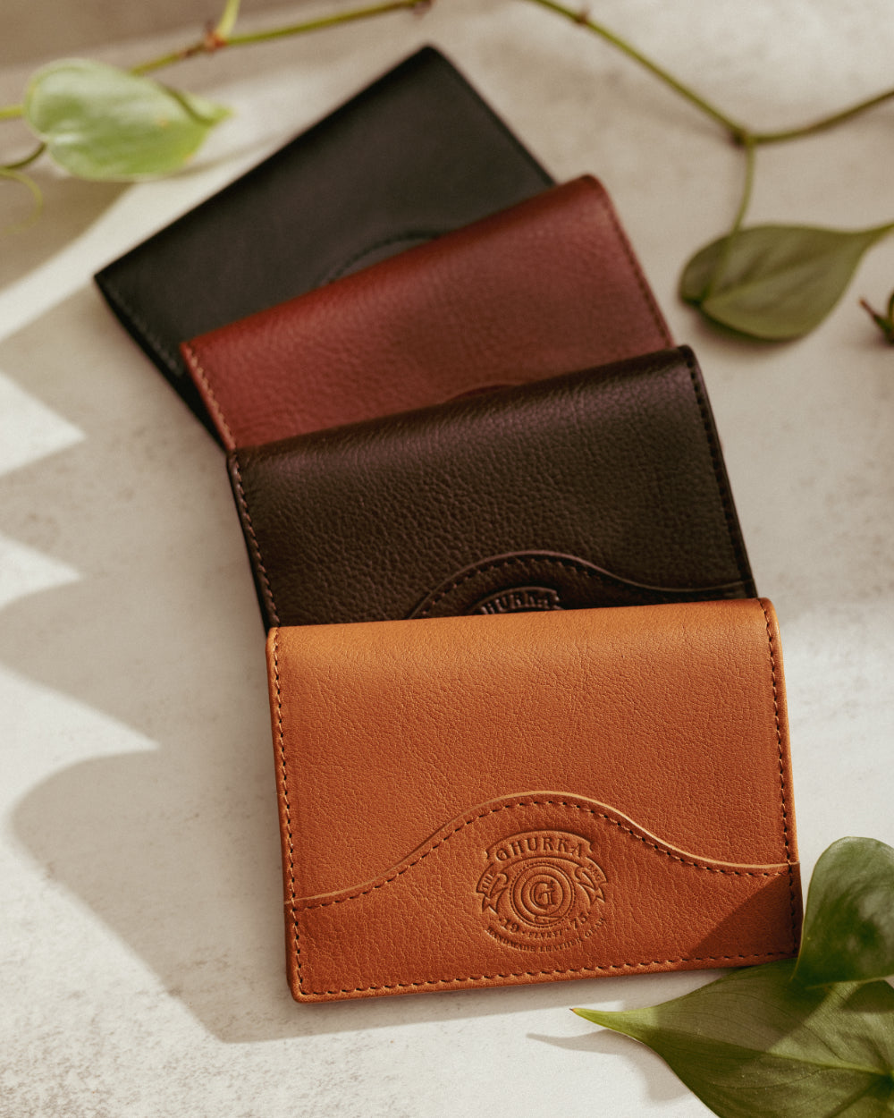 Classic Wallet No. 101 | Vintage Walnut Leather Wallet | Ghurka