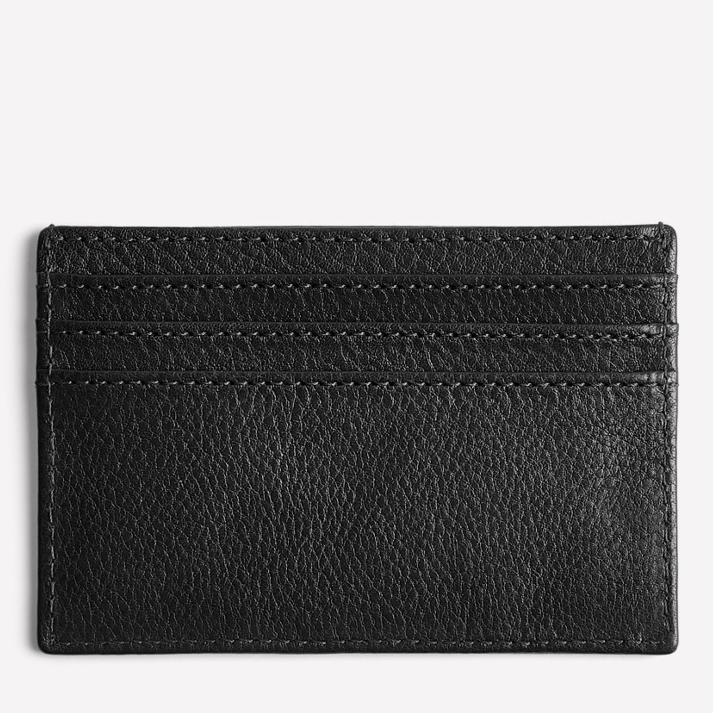Slim Credit Card Case No. 204 | Vintage Black Leather Card Case | Ghurka