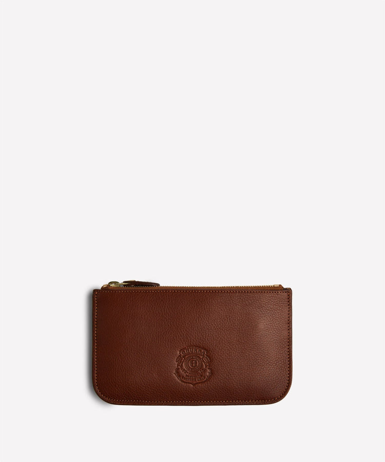 Cache No. 163 | Vintage Chestnut Leather Travel Pouch | Ghurka
