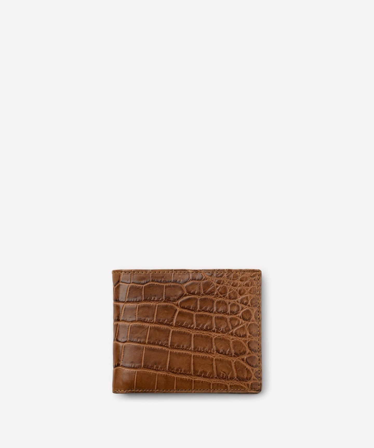 Classic Wallet No. 101 | Chestnut Crocodile Wallet | Ghurka