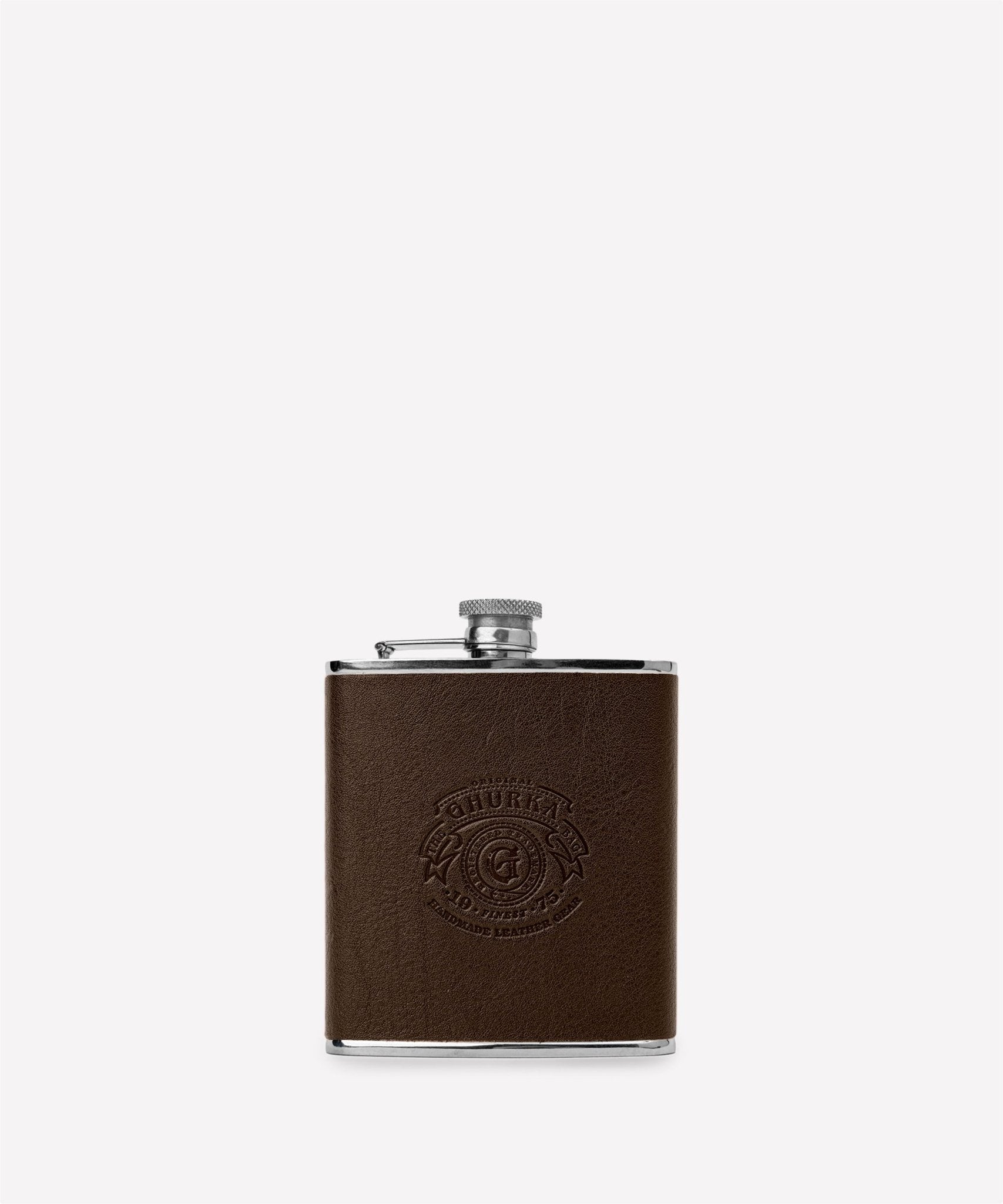 Leather Wrapped Flask – Ghurka