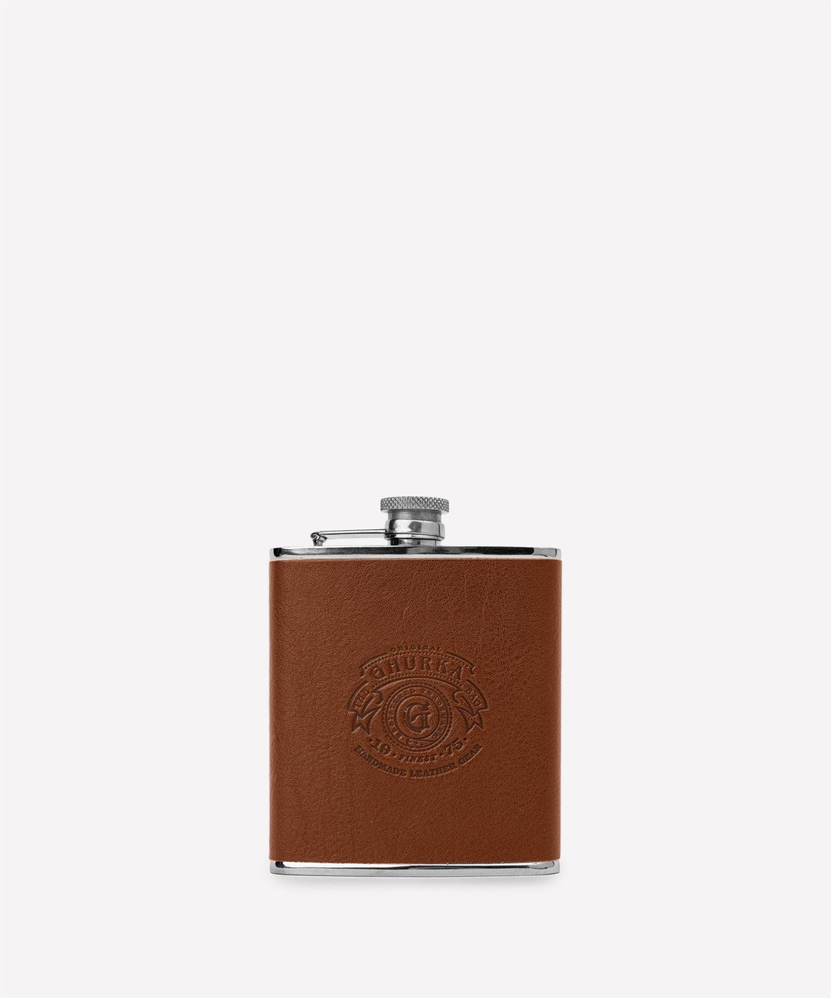 Leather Wrapped Flask – Ghurka
