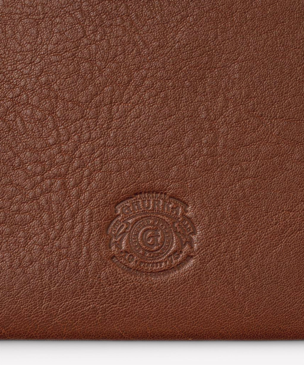 Letter Folder | Vintage Chestnut Leather Folder | Ghurka
