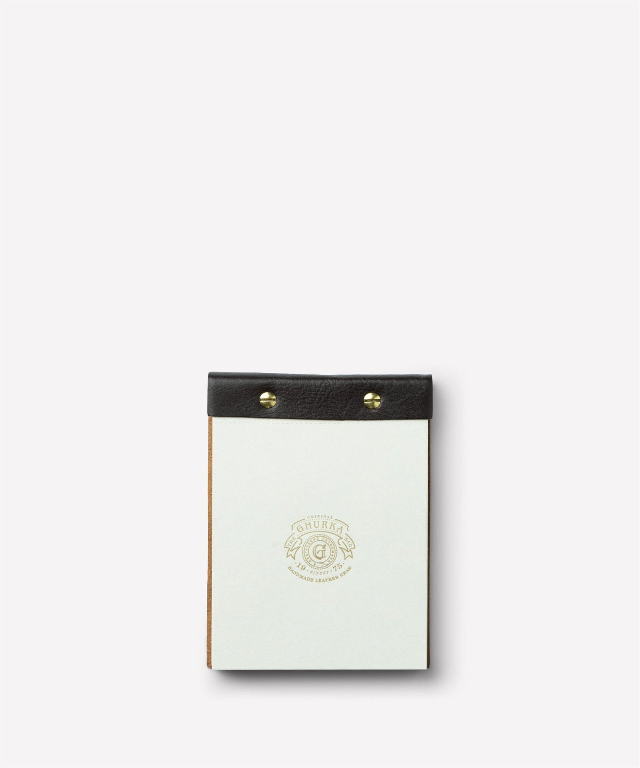 Notepad | Vintage Walnut Leather Notepad | Ghurka