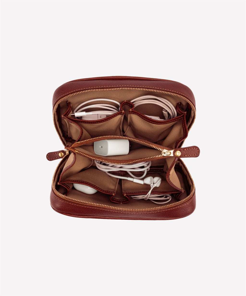 Utility Case | Vintage Chestnut Leather Utility Case | Ghurka